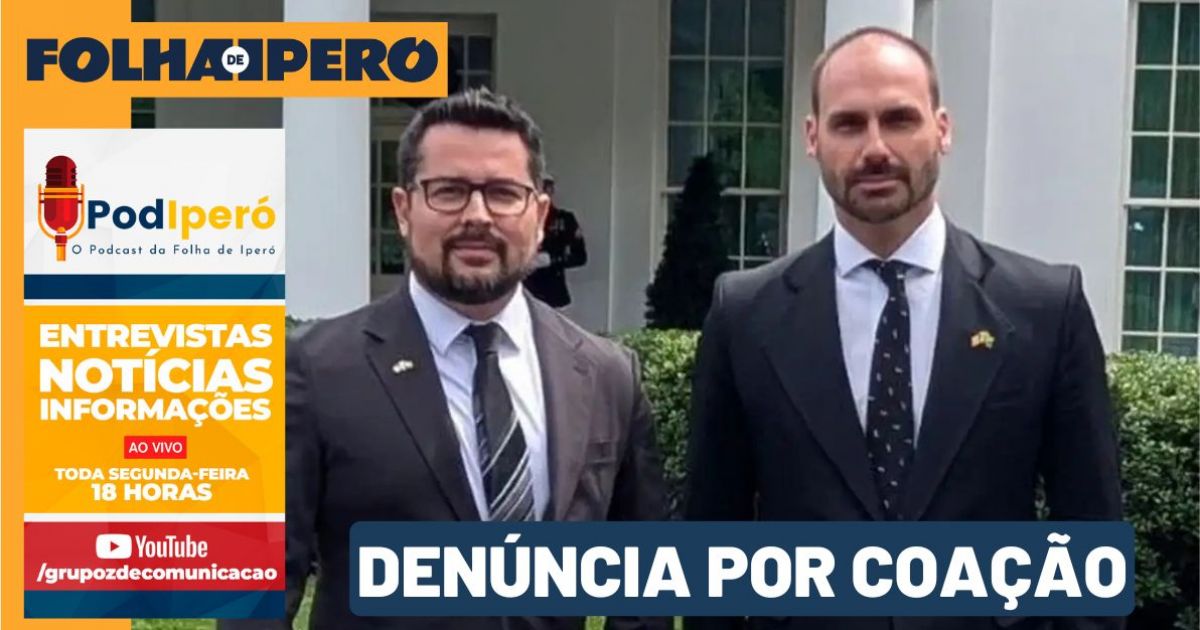 PGR denuncia Eduardo Bolsonaro e Paulo Figueiredo por coação - Folha de ...
